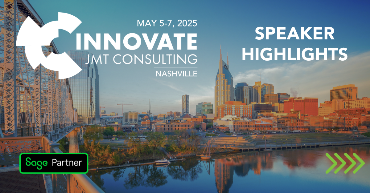 Get Ready to Be Inspired: Innovate 2025 Speaker Lineup - JMT Consulting